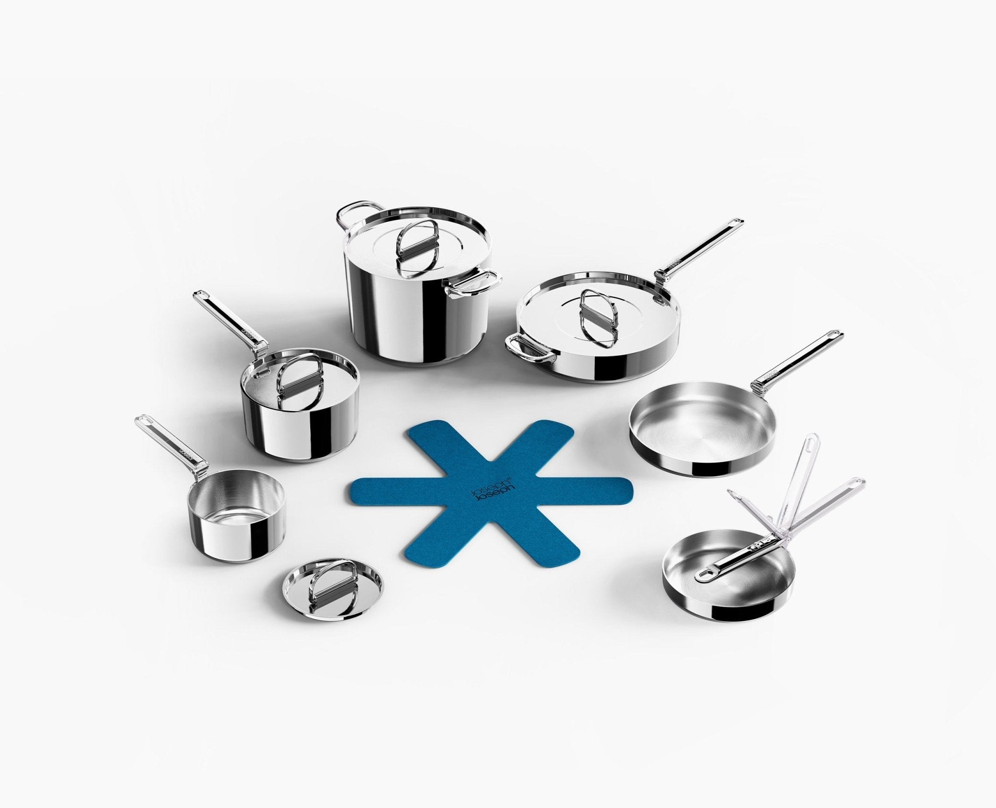 6-piece Stainless Steel Cookware Set | Joseph Joseph AU