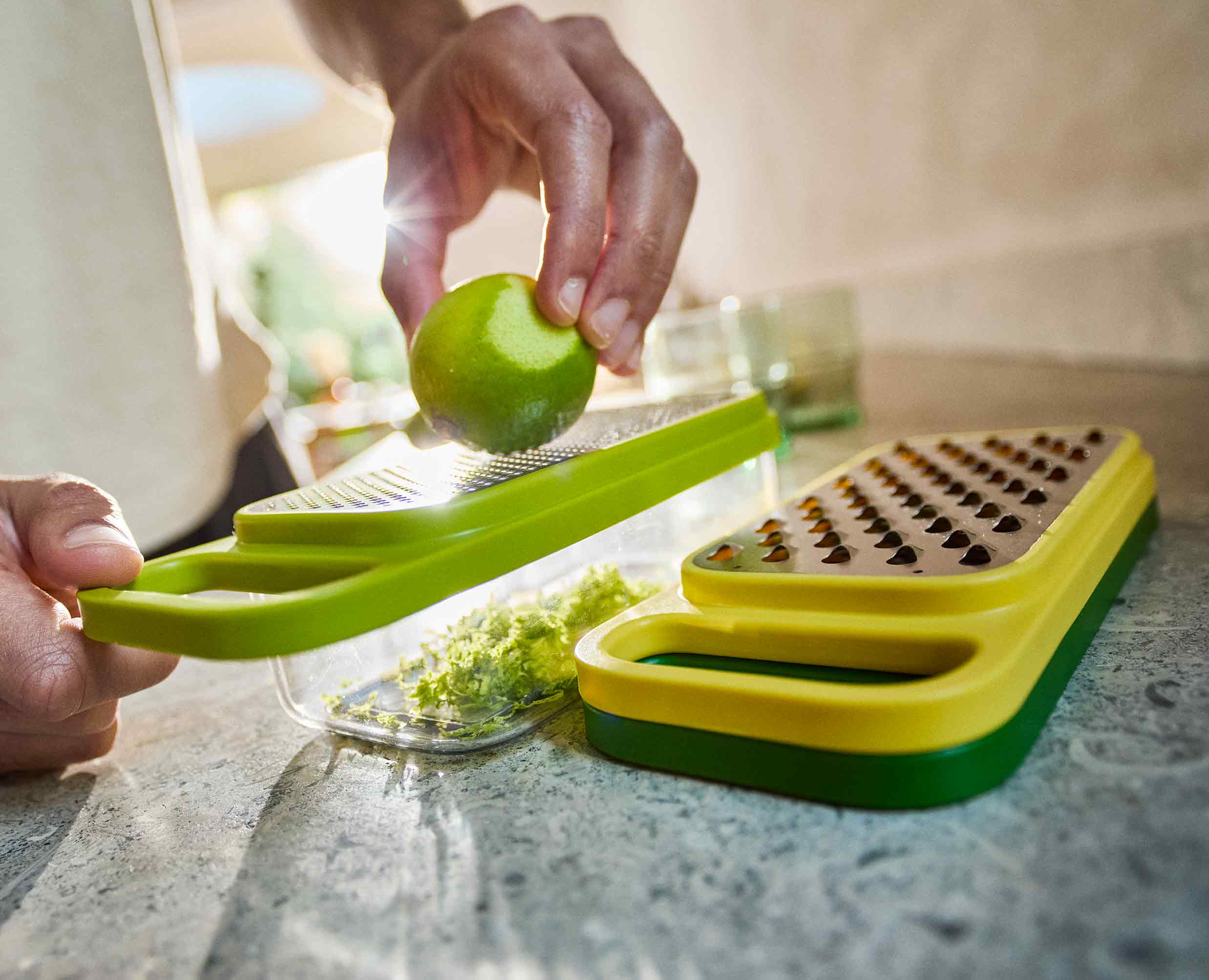 3-piece Grater Set with Container | Joseph Joseph AU