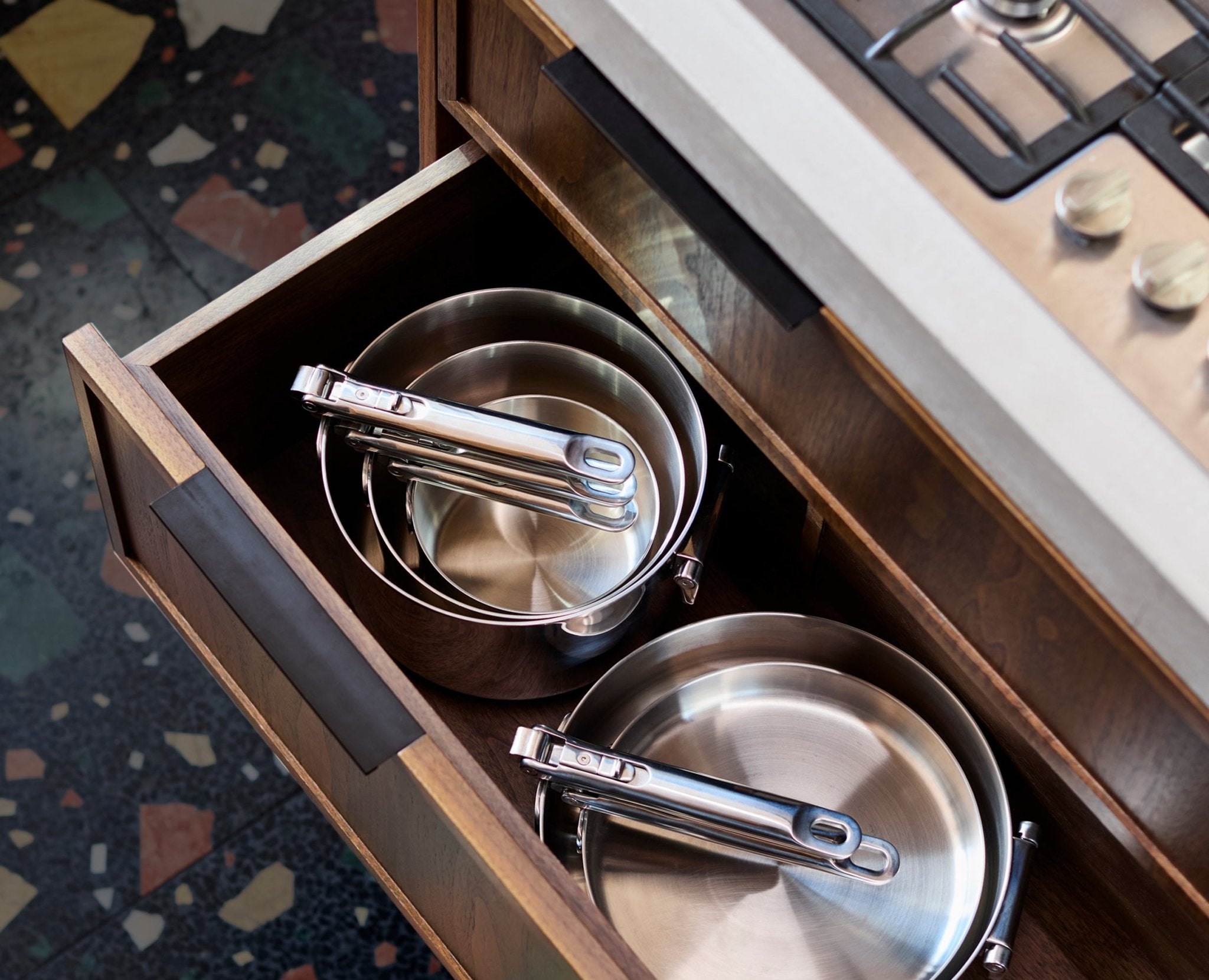 6-piece Stainless Steel Cookware Set | Joseph Joseph AU