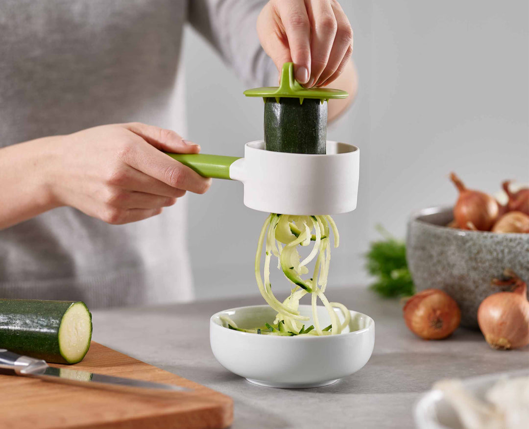 SpiroGo™ Compact Hand-held Spiralizer | Joseph Joseph AU