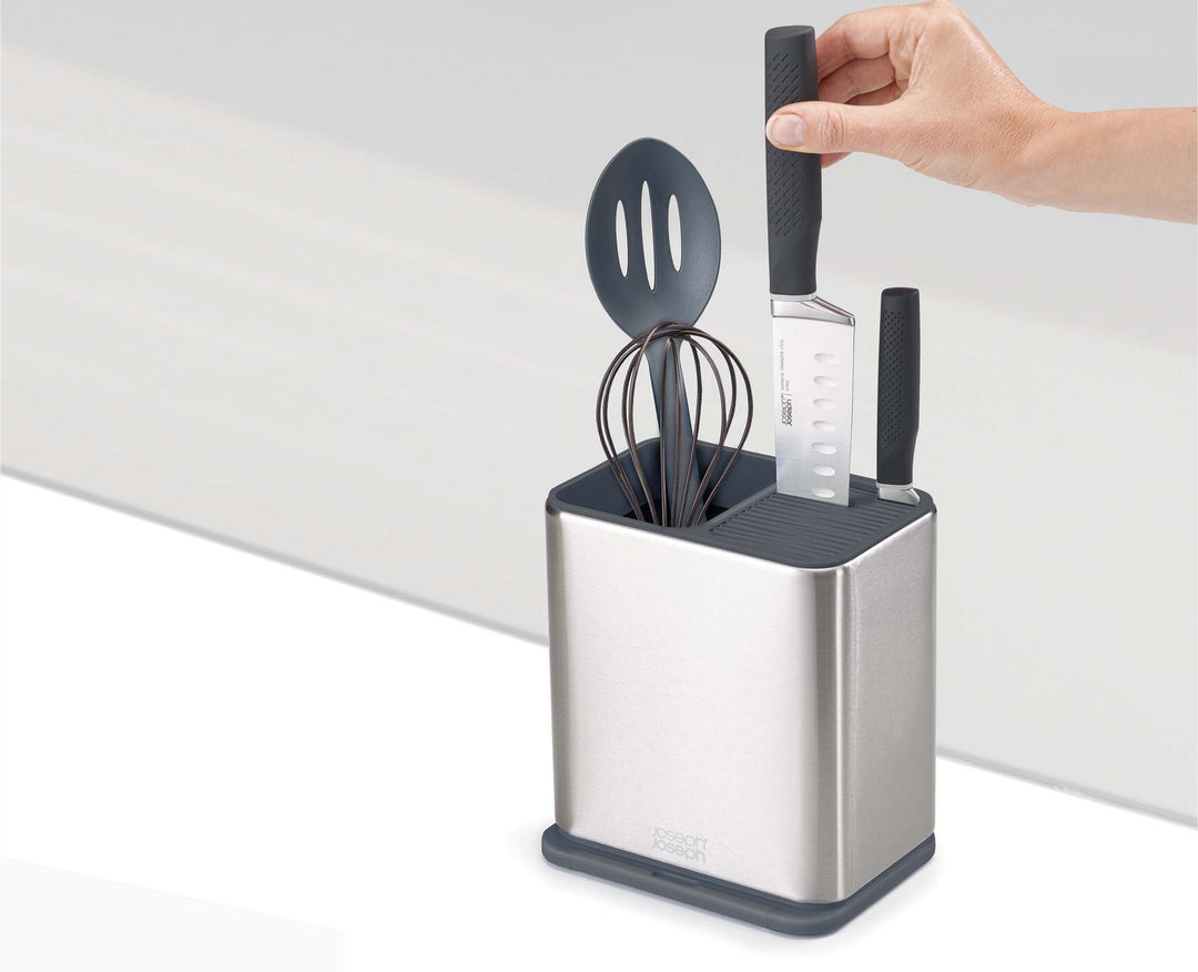 Surface™ Utensil Pot - Stainless-steel | Joseph Joseph AU